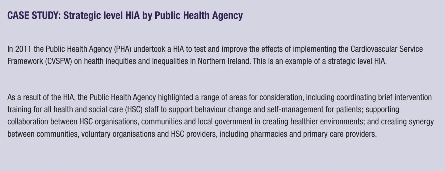 Health Impact Assessment (HIA): How new HIA Guidance can help to build ...